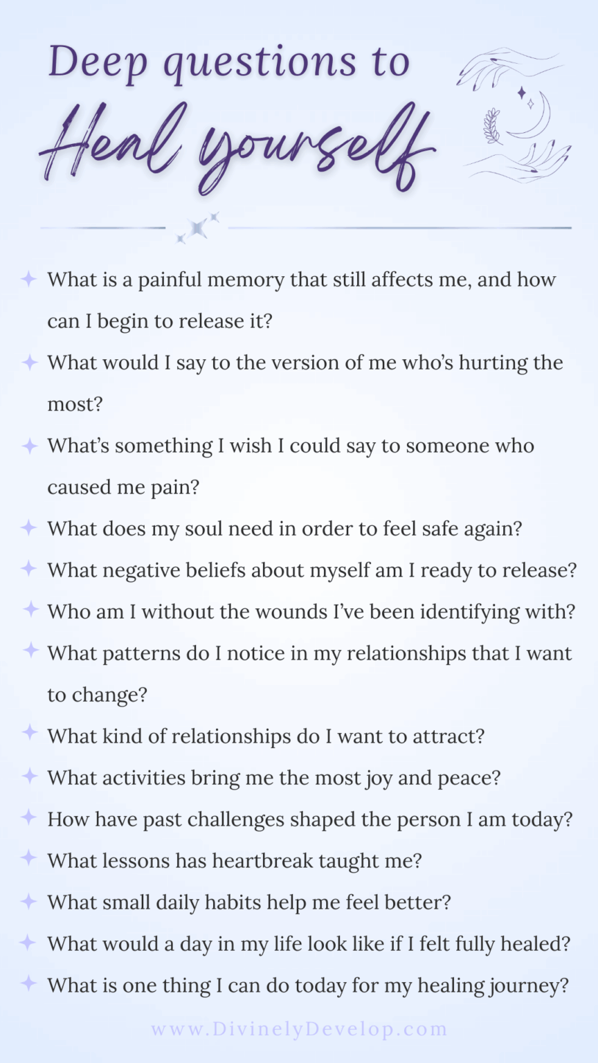 23 Powerful Journal Prompts for Healing and Letting Go