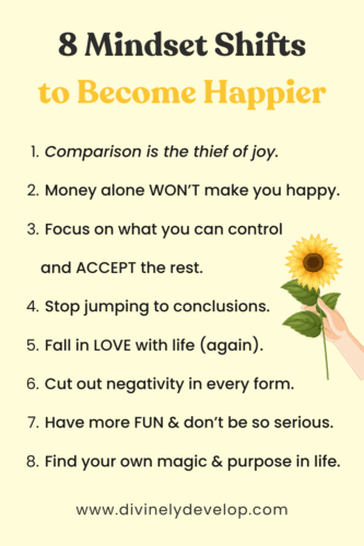 How to Be Happier: 8 Mindset Shifts That Will Change Your Life